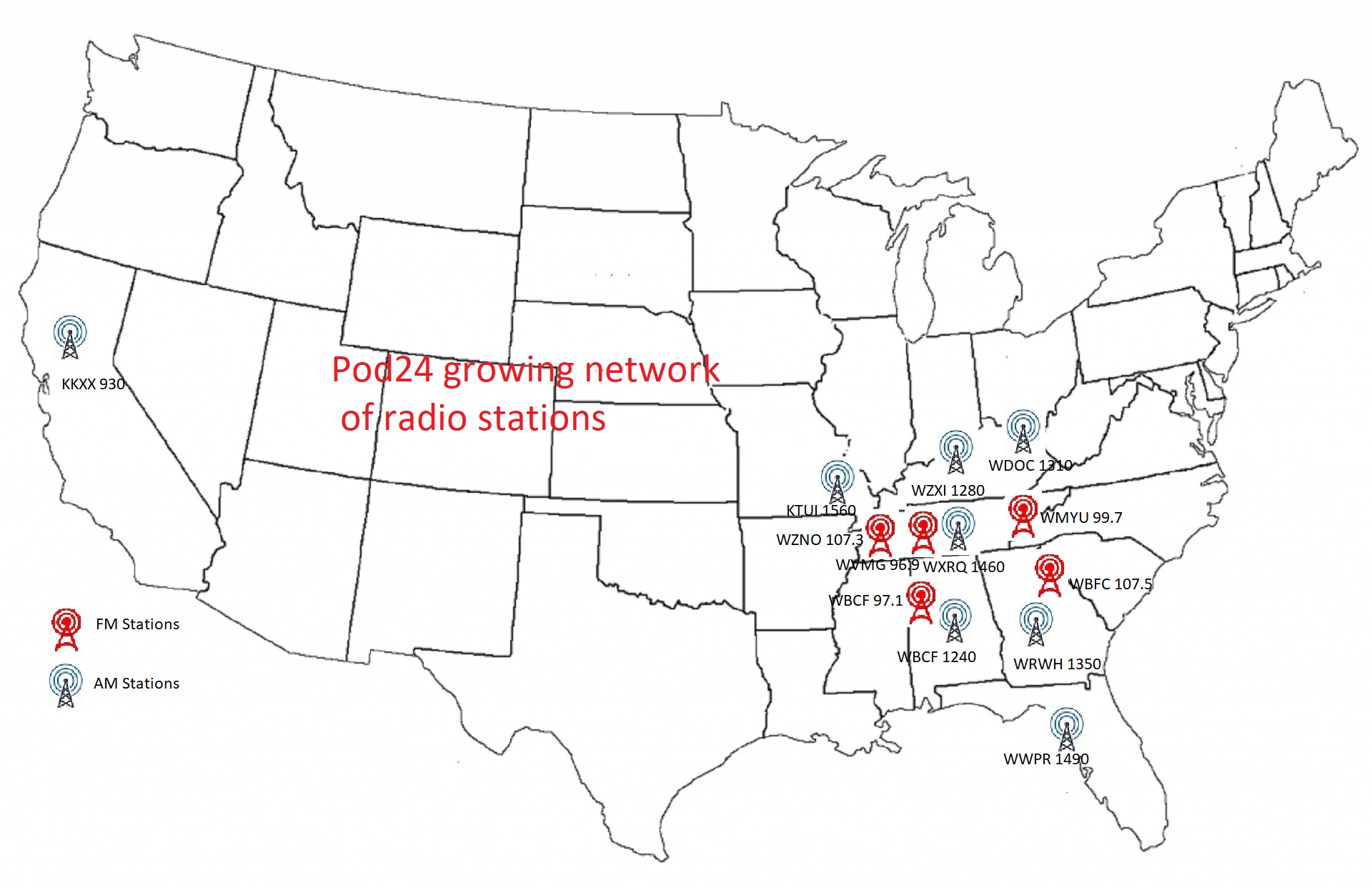 Syndication Map – Pod24